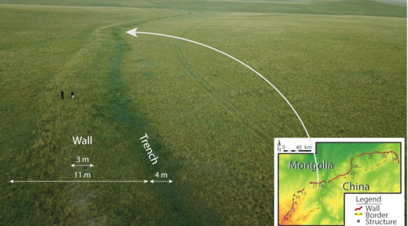 1.660 Kilometer langer Wall in der Mongolei stellt Archäologen vor Rätsel