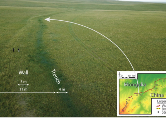 1.660 Kilometer langer Wall in der Mongolei stellt Archäologen vor Rätsel