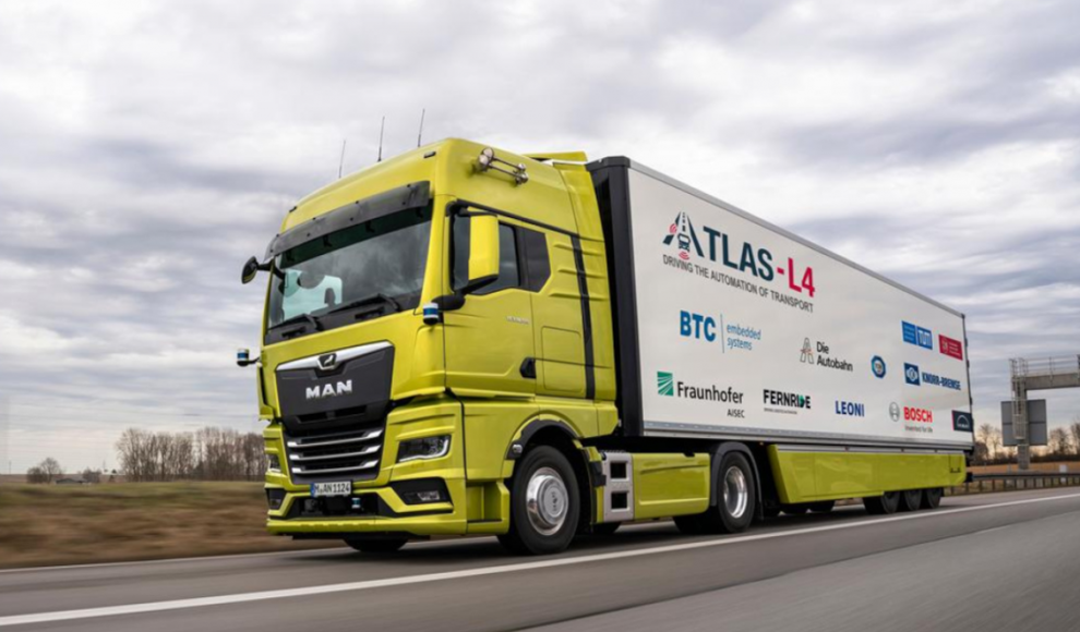 MAN erprobt autonomen Lkw auf deutscher Autobahn