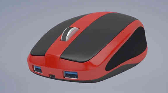 Mini-PC versteckt sich in Computermaus