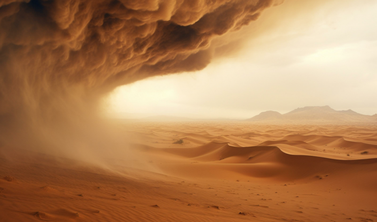 Sand- und Staubstürme treten immer öfter auf